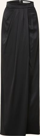 Max Mara Satinrock Camera Aus Seide grau