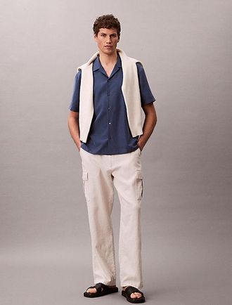 Calvin Klein Chemise &agrave; manches courtes en modal doux