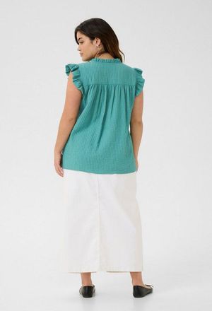 Kaffe Curve Blusentop &Auml;rmellose Bluse KClyana Gro&szlig;e Gr&ouml;&szlig;en