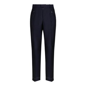 Maison Margiela Englische Mohair-Hose - - Trousers - Herren - Blau - M