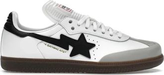 adidas Low-Top Sneaker - adidas Samba Bape White Black Gum - Gr. 40_2_3 - in Wei&szlig; - f&uuml;r Damen