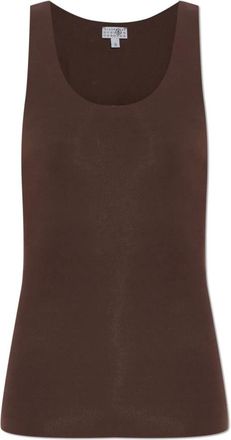 Maison Margiela Femme, Tops, Brun, Taille: 42 FR Lingerie Top