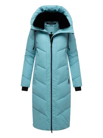 Marikoo Damen Winterjacke Nadaree - lang, warm & mit Kapuze