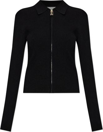Victoria Beckham Femme, Pulls, Noir, Taille: 36 FR Cardigan Zipp&eacute;