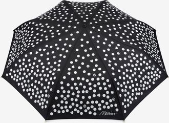 Moschino Parapluie à pois ouvert/fermé - Noir