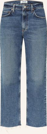 A Gold E Agolde Straight Jeans Valen blau