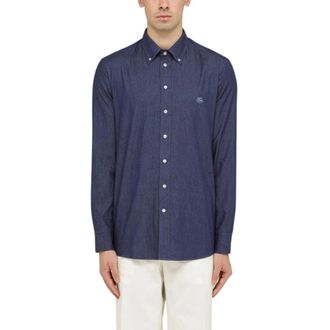 Etro Homme, Chemises, Bleu, Taille: L Casual Chemises