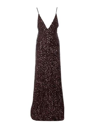 Aniye By Knielanges Kleid - Braun