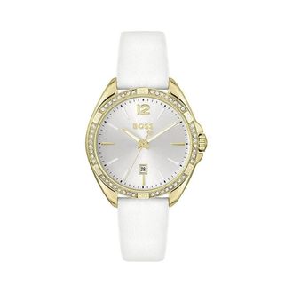 HUGO BOSS Femme, Accessoires, Blanc, Taille: ONE Size Montre Analogique