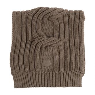 Moncler Kettenstrickschal aus Wolle & Kaschmir - - Accessories - Damen - Braun - ONE SIZE