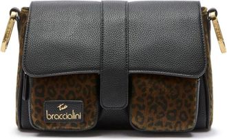 Braccialini Femme, Sacs, Multicolore, Taille: ONE Size Jinny Animalier Sac Bandouli&egrave;re