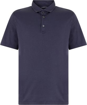 Fedeli Homme, Tops, Bleu, Taille: L Polo de qualit&eacute; en coton