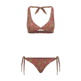 Etro Femme, Maillots de bain, Multicolore, Taille: 38 FR Halter Neck Bikini
