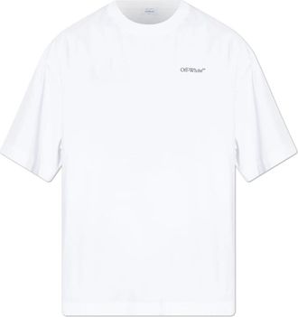 Off-white Homme, Tops, Blanc, Taille: S T-shirt avec logo