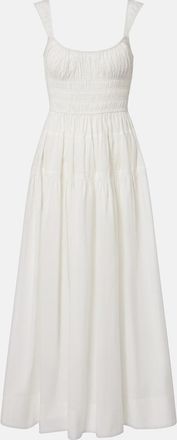 D&ocirc;en D&ocirc;en Robe midi fronc&eacute;e Clover en coton