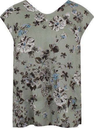 Max Mara Femme, Tops, Vert, Taille: 36 FR Top sans Manches avec Liens &agrave; la Taille