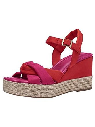 Tamaris Femme 1-28310-20 Wedge Sandale, Ruby Comb, 37 EU