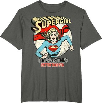 DC Comics DC Supergirl Text Besser als du T-Shirt