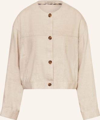 Barbour Kastenjacke Gabby Mit Leinen beige