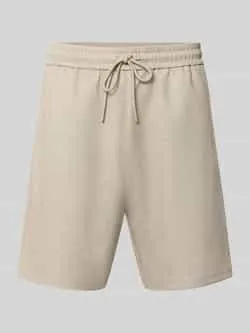 Review Straight Fit Shorts mit Viskose-Anteil