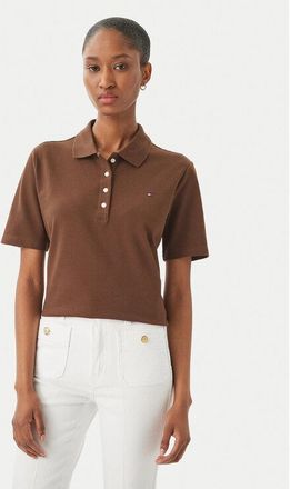 Tommy Hilfiger Poloshirt WW0WW43224 Braun Regular Fit