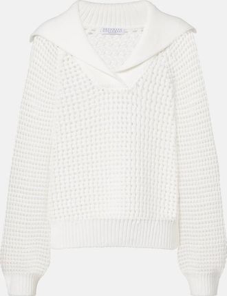 Brunello Cucinelli Pullover aus einem Baumwollgemisch