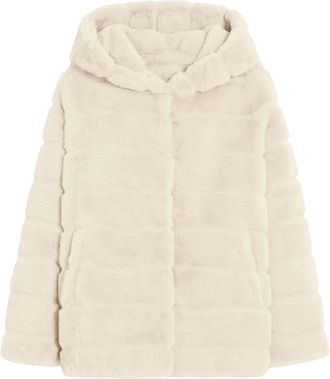Apparis Goldy Kapuzenmantel - Nude