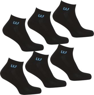 Wilson Mi-chaussettes, Lot de 6 paires