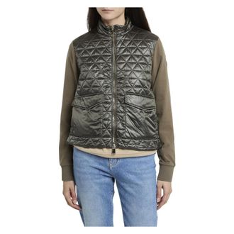 People of Shibuya Felpa Hybrid - - Jackets - Damen - Gr&uuml;n - S