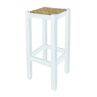 Aran&aacute;z Rustikaler Hocker, hohe Sitzbank, Anea-Sitz, Kiefernholz, ideal f&uuml;r zu Hause, f&uuml;r K&uuml;che, Bad, Schlafzimmer, Bar, robust, funktional und dekorativ, wei