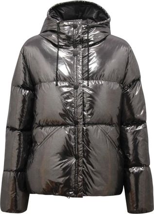 Emma & Gaia Femme, Vestes, Gris, Taille: 44 FR Piumino WO Down Padded Jacket