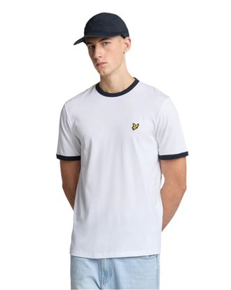 Lyle & Scott T-Shirt Herren | mit Rundhals-Ausschnitt und kurzen &Auml;rmeln | mit goldenem Adler-Logo auf der Brust | XS - XXL