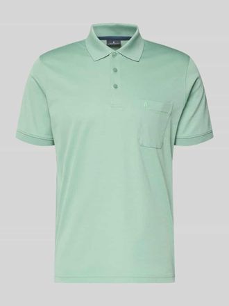 Ragman Relaxed Fit Poloshirt aus Baumwoll-Mix