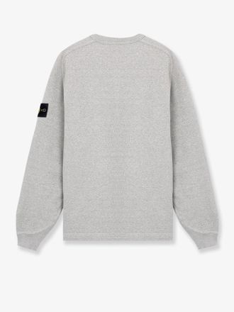 Stone Island Mens Sweatshirt M&eacute;lange Cotton Grey Sweatshirts Sweater