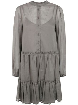 Twin-Set Abito Manica Lunga Green