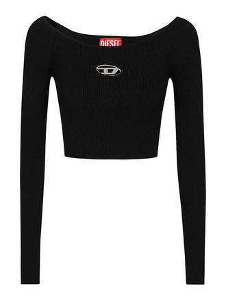 Diesel Pull Col Bateau - Noir