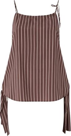 Pinko Pinko, Femme, Tops, Brun, Taille: 38 FR Top