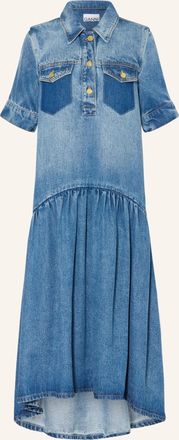 Ganni Kleid In Jeansoptik blau