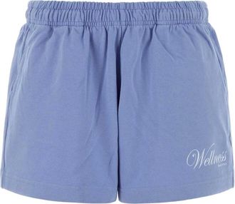Sporty & Rich Femme, Sport, Bleu, Taille: 36 FR Avenue Disco Sports Shorts