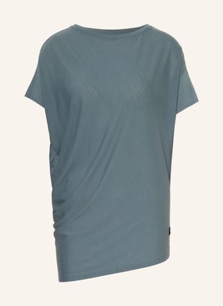 super.natural T-Shirt Yoga Loose Mit Merinowolle blau