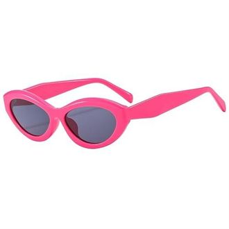 Generic Lunettes De Soleil Dext&eacute;rieur &Agrave; Petite Monture For Femmes Et Hommes, Verres D&eacute;coratifs For Le Sport(Pink)