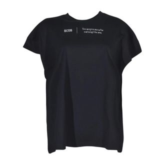 GCDS Gcds T-Shirts und Poloshirts Schwarz - - Tops - Damen - Schwarzk - M