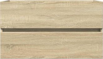 Generic Wandmontierter Waschbeckenschrank mit 2 Schubladen, Moderne Badezimmer-Waschtischschr&auml;nke, Wasserdichter Aufbewahrungsschrank Unter Dem (80 x 38,5 x 4