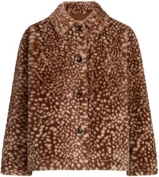 Saison 1865 Manteau Billie duveteux tachet&eacute;