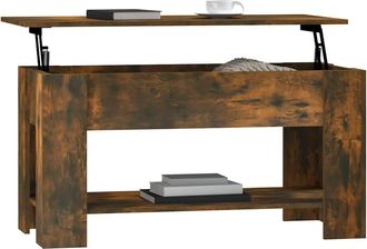 Generic Couchtisch, Liftplatte aus Holzwerkstoff mit Unterer Offener Ablage, Moderner, Minimalistischer Wohnzimmer-Mitteltisch f&uuml;r Heimdekoration und den (101