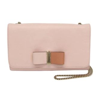 Chlo&eacute; Sac bandouli&egrave;re en cuir Pre-owned - Femme - Pre-owned - Rose - Taille: ONE Size