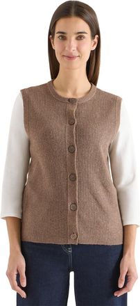 Cecil Damen Rippstruktur Weste