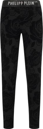 Philipp Plein Femme, Pantalons, Noir, Taille: 38 FR Leggings
