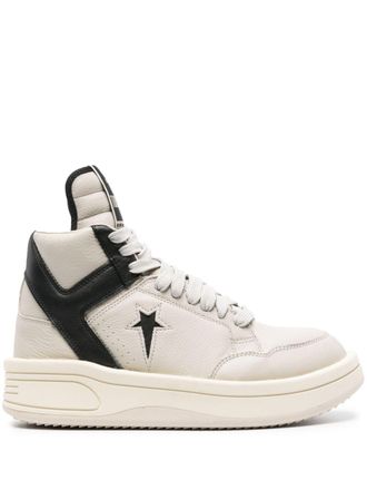 Rick Owens x Converse baskets montantes &agrave; logo - Gris