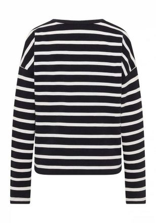 Elbsand Sweatjacke Sweatshirt Elva ELBSAND Coldwater_Cloud White_stripe